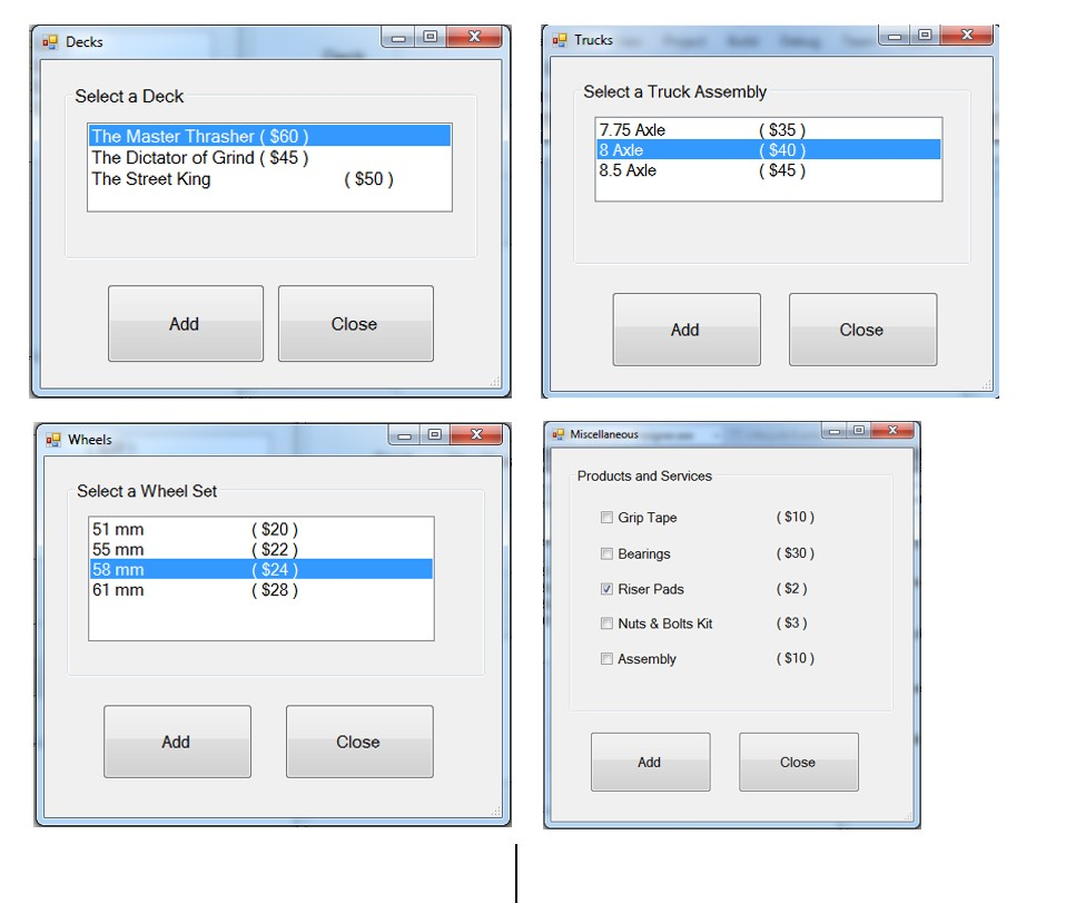 Create an application that allows the user to select | Chegg.com