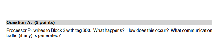 Problem 4: (25 points) Directory protocols are more | Chegg.com