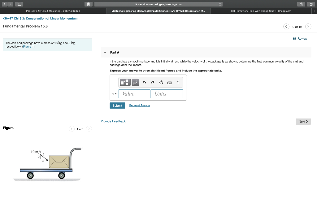 Solved session.masteringengineering.com Mastering | Chegg.com