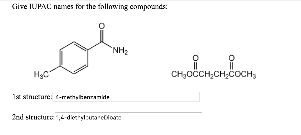 Solved Give IUPAC names for the following compounds: NH2 | Chegg.com