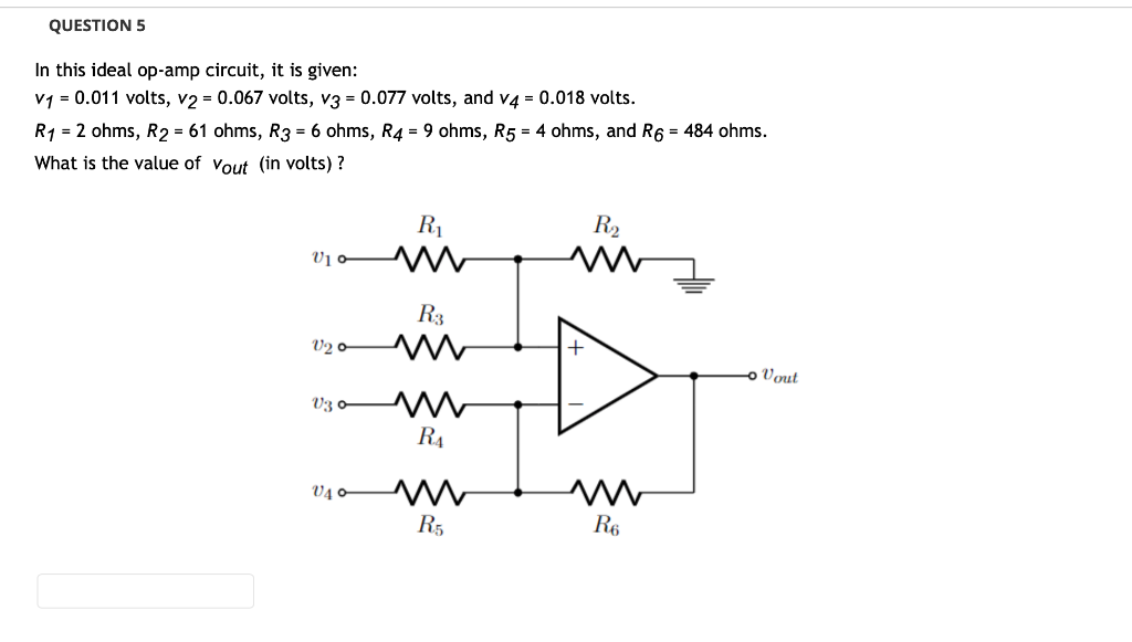 Solved In this ideal op-amp circuit, it is given: R1=3 ohms, | Chegg.com