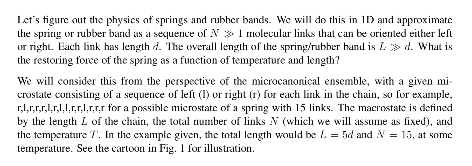Let’s figure out the physics of springs and rubber | Chegg.com