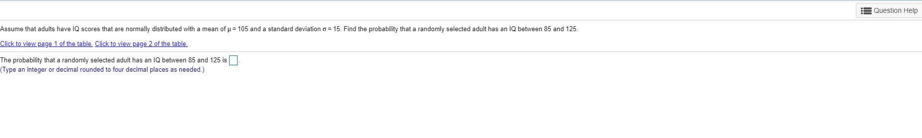 Solved Assume That Adults Have Iq Scores That Are Normally