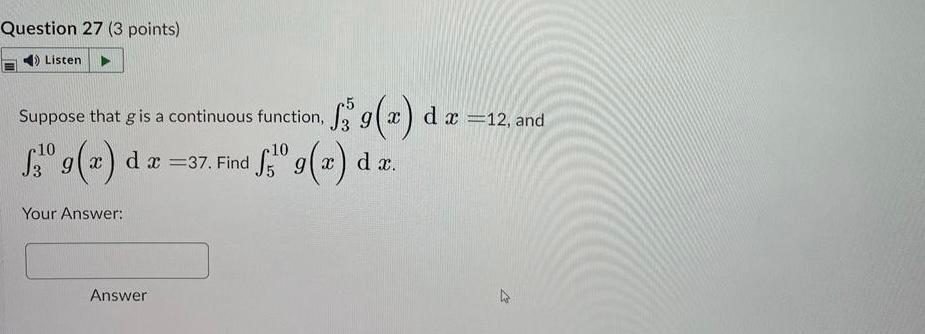 Solved Suppose that g is a continuous function, | Chegg.com