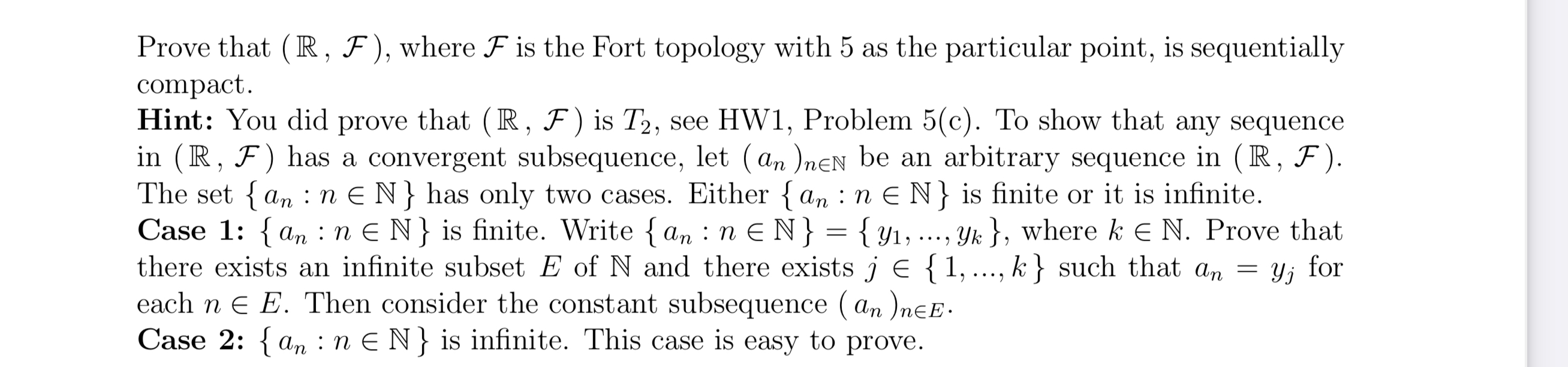 Solved 4. Definition: A topological space (X,τ) is called | Chegg.com