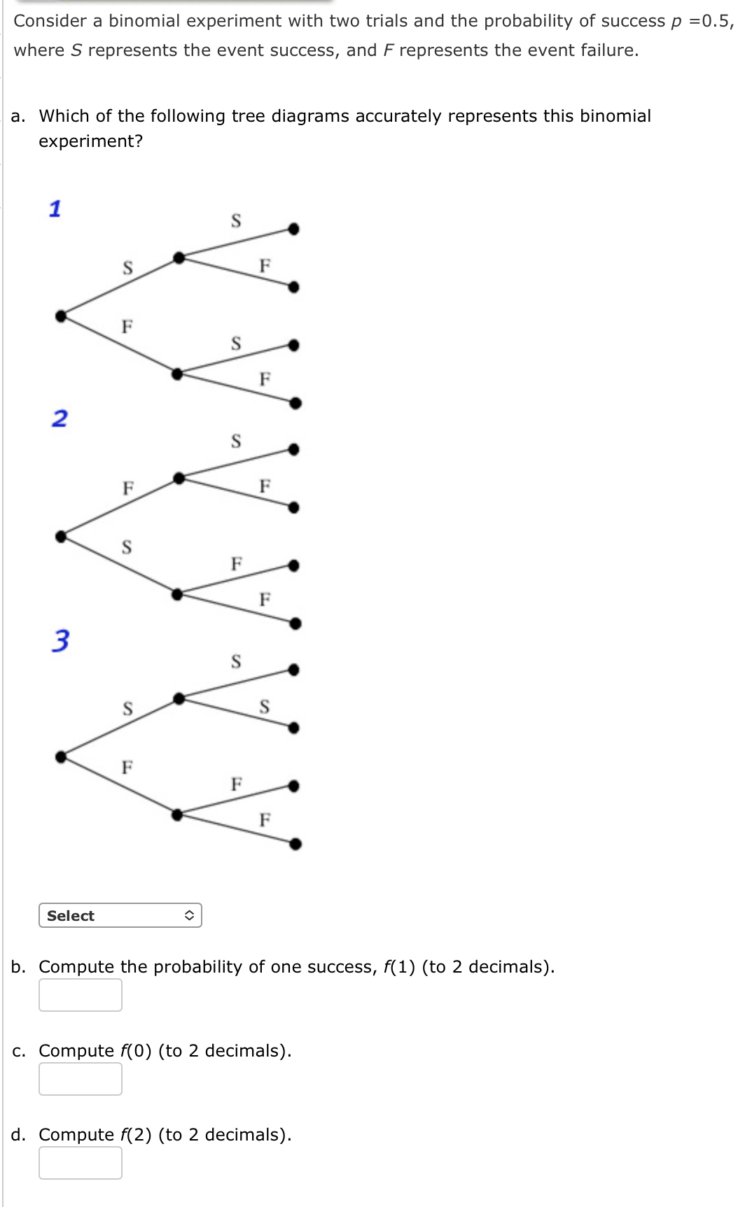 Solved Consider a binomial experiment with two trials and | Chegg.com