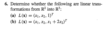 Solved determine whether the following are linear | Chegg.com