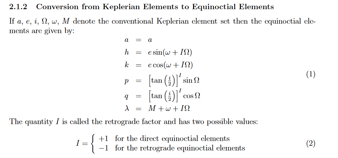 Solved Can you please show how to derive Kepler elements | Chegg.com