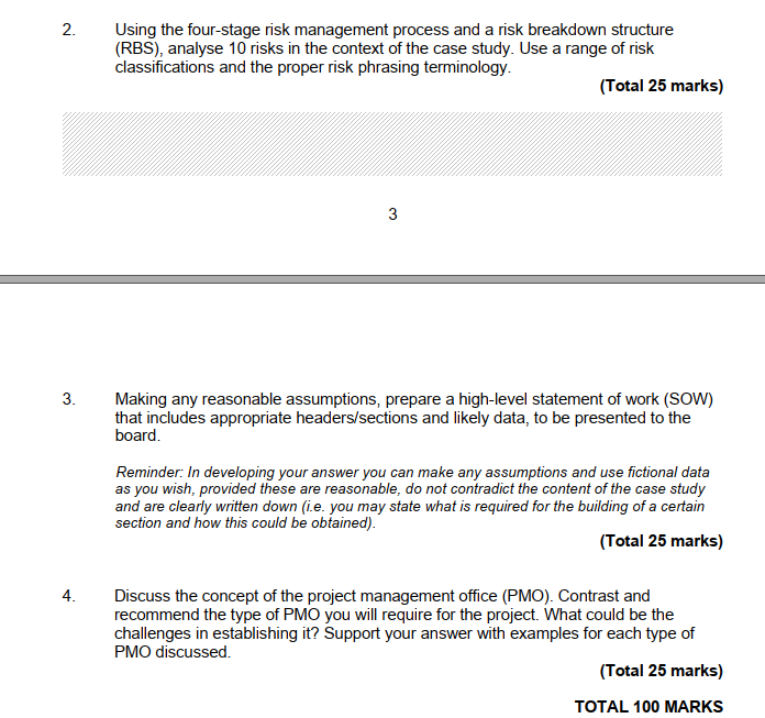 Case Study Scenario Note: In developing your answers | Chegg.com