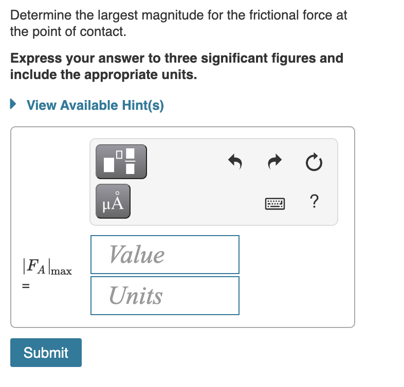 Solved Use the general equations of motion for plane motion | Chegg.com