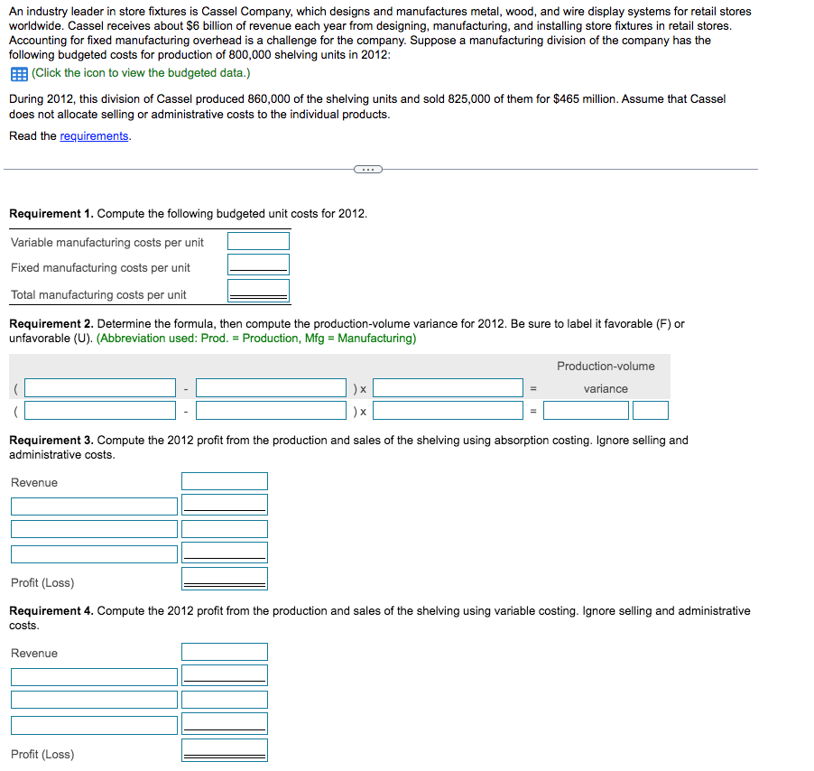 Solved \begin{tabular}{|lr|} \hline Direct materials & | Chegg.com