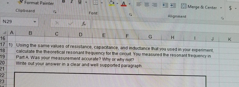 flutt田ト! B Format Painter Clipboard Font Alignment | Chegg.com