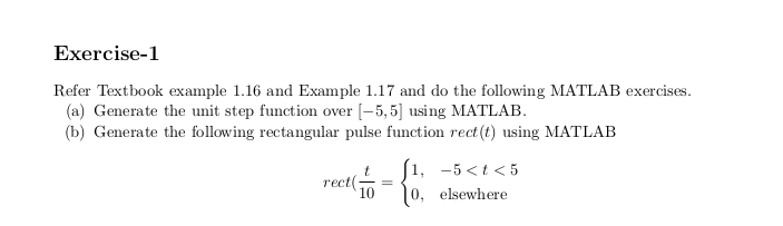 Solved Refer Textbook example 1.16 and Example 1.17 and do | Chegg.com