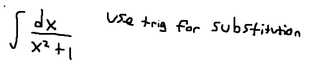 Solved ∫x2+1dx use trig for substitution | Chegg.com
