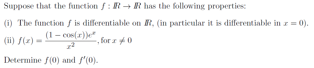 Solved Suppose that the function f:R + R has the following | Chegg.com