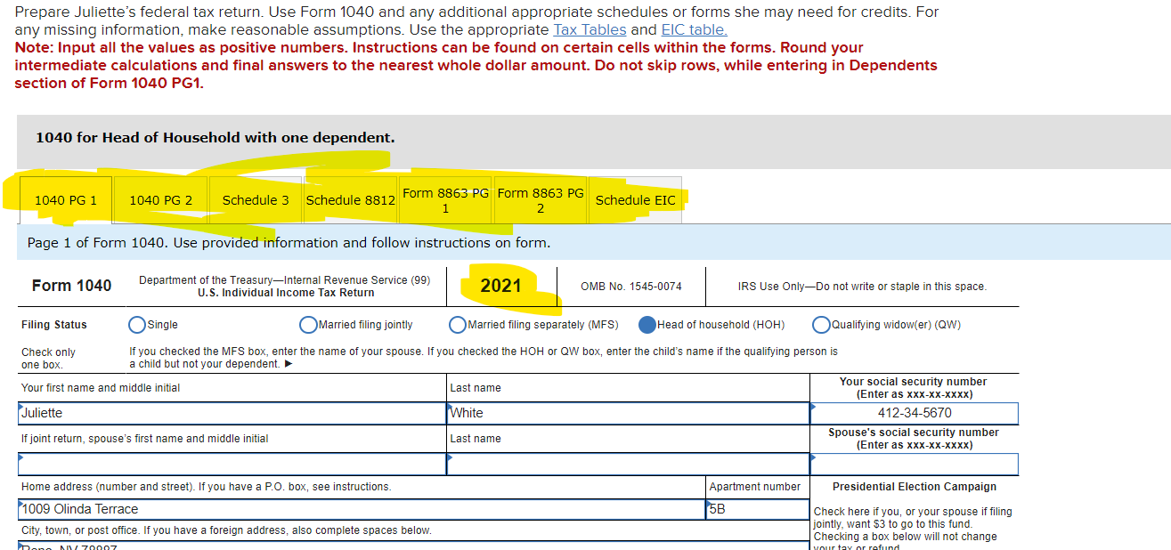Assume the taxpayer does NOT wish to contribute to | Chegg.com