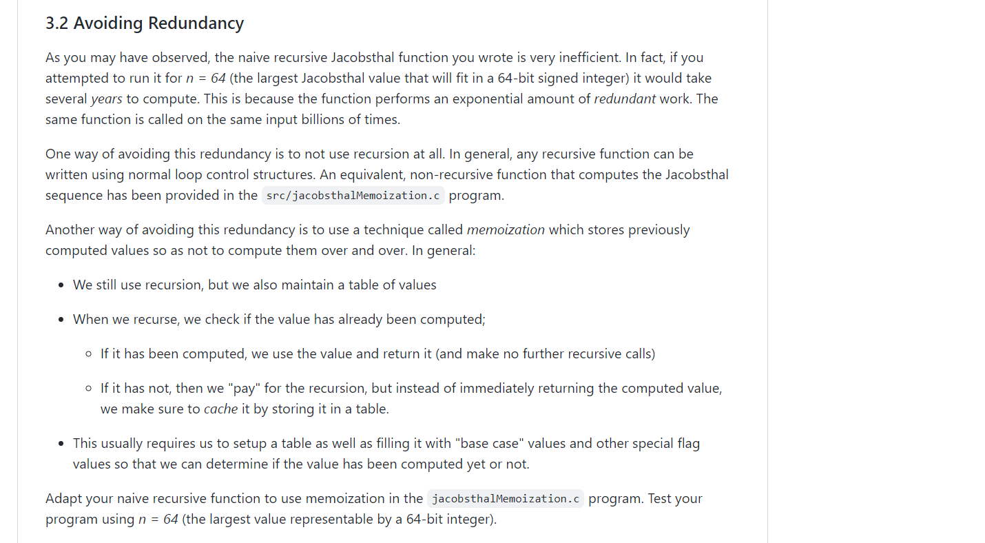 Solved 3.1 The Jacobsthal Function The Jacobsthal sequence | Chegg.com