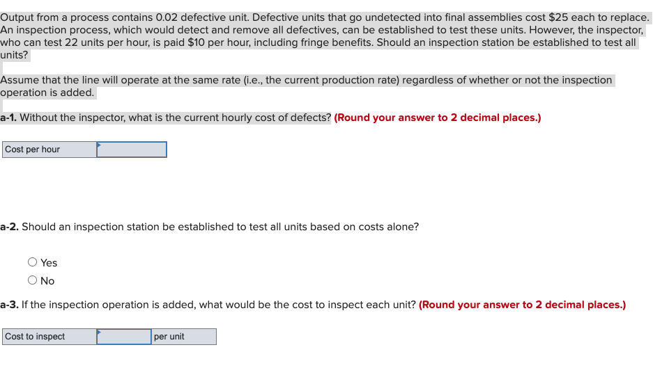 Solved Output from a process contains 0.02 defective unit. | Chegg.com