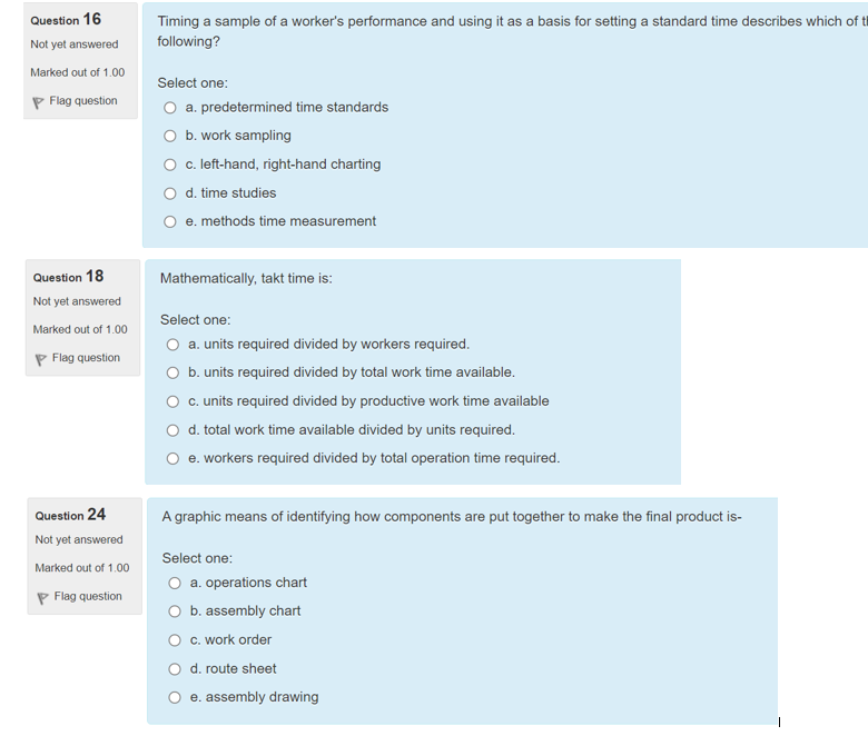 Solved Timing a sample of a worker's performance and using | Chegg.com