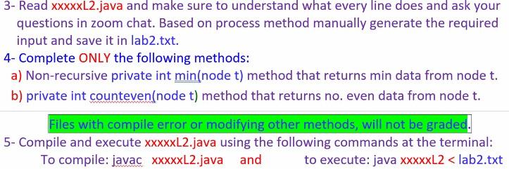 Solved import java.util.*; import java.io.*; public | Chegg.com