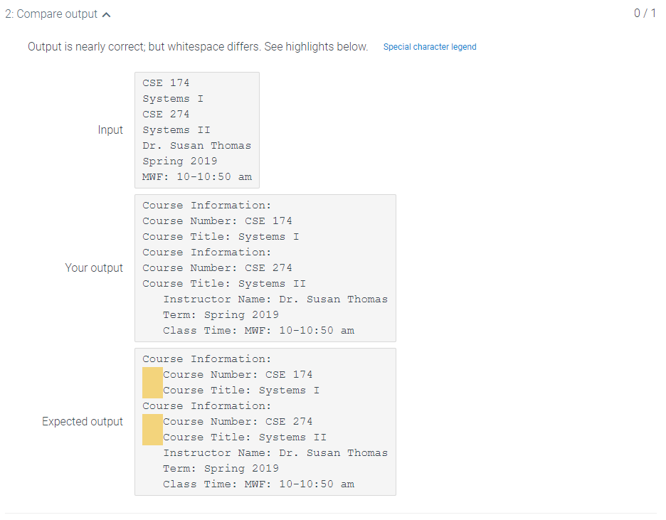Solved Given main(), define a Course base class with methods | Chegg.com