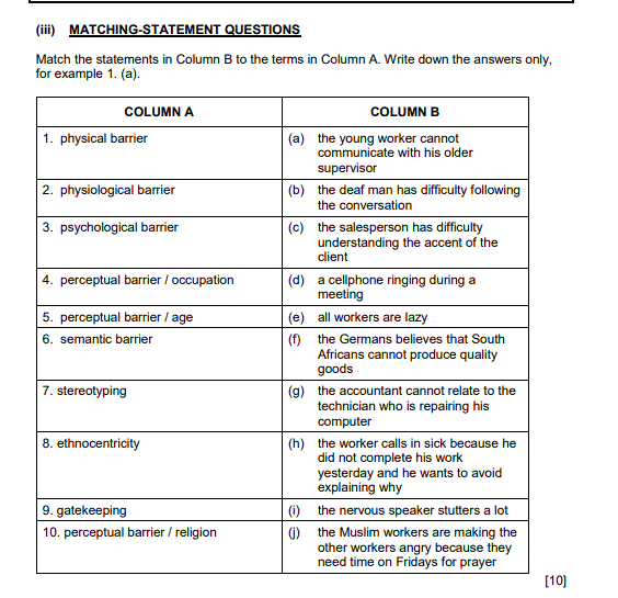 Solved QUESTION 1 Define the following grammatical | Chegg.com