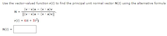 Solved Use the vector-valued function r(t) to find the | Chegg.com