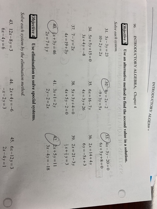 Solved INTRODUCTORY ALGERD INTRODUCTORY ALGEBRA, Chapter 4 | Chegg.com