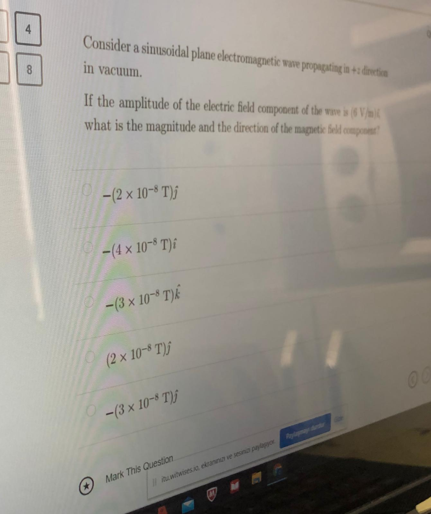 Solved Consider a sinusoidal plane electromagnetic wave | Chegg.com