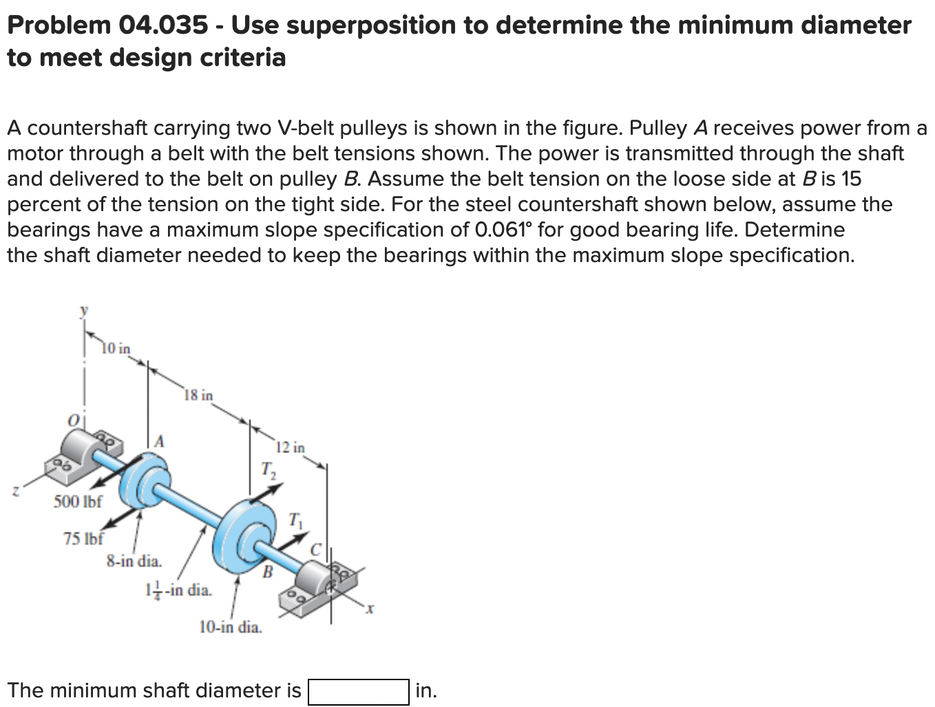 Solved Problem 04 035 Use Superposition To Determine The