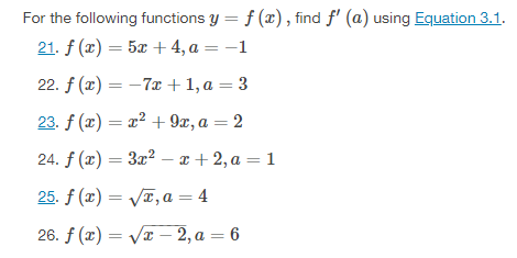 Solved Please solve # 26 using the attached Formula 3.1. | Chegg.com