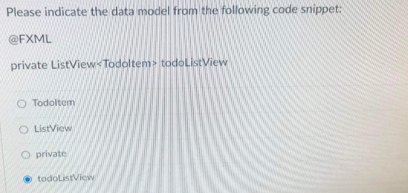 Solved Please indicate the data model from the following | Chegg.com