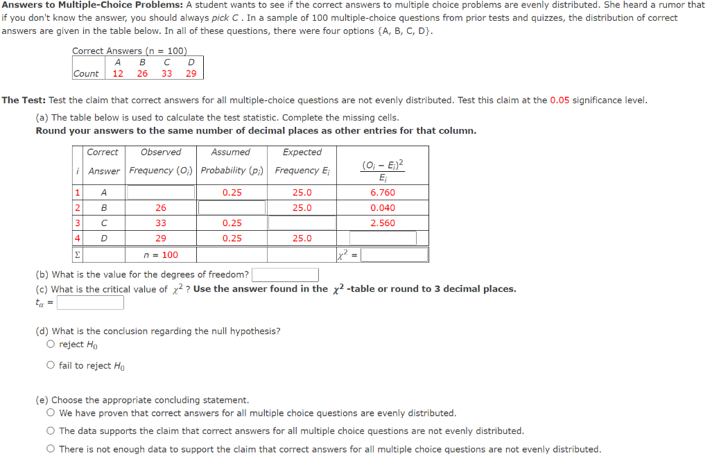 Solved Answers to Multiple-Choice Problems: A student wants | Chegg.com