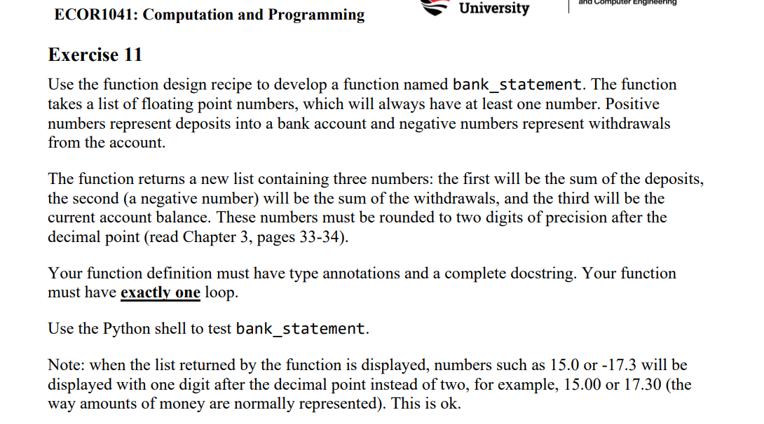 Solved the solutions cannot use: list slicing (e.g., slice | Chegg.com