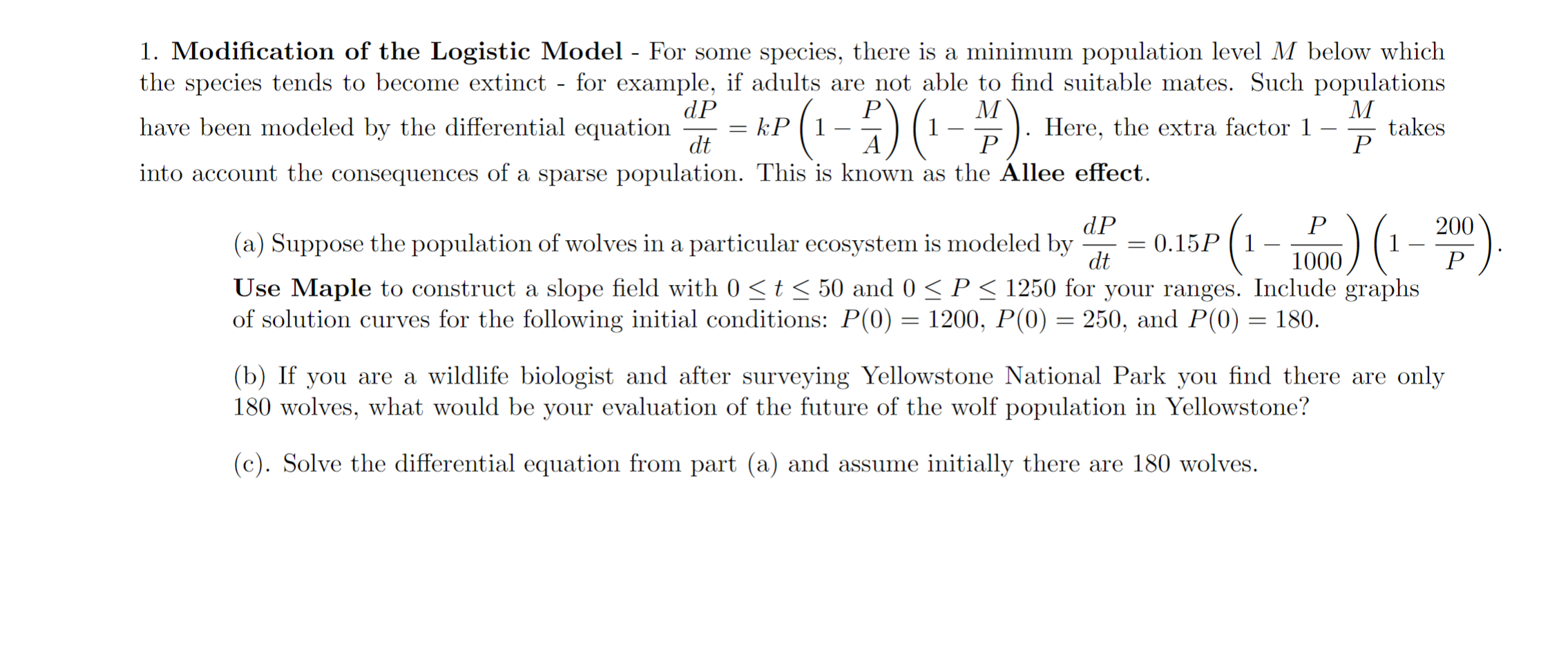 Solved I need help with this differential assignment. We are | Chegg.com