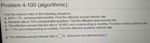 Solved Problem 4-88 (algorithmic) Question Help A small | Chegg.com