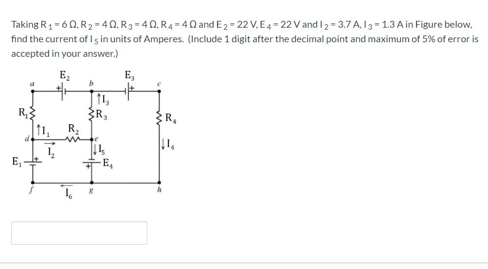 Solved Taking R 1 = 6 Ω, R 2 = 4 Ω, R 3 = 4 Ω, R 4 = 4 Ω and | Chegg.com