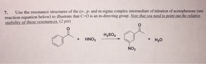 Solved 7. Use the resonance structures of the (o-, p- and | Chegg.com