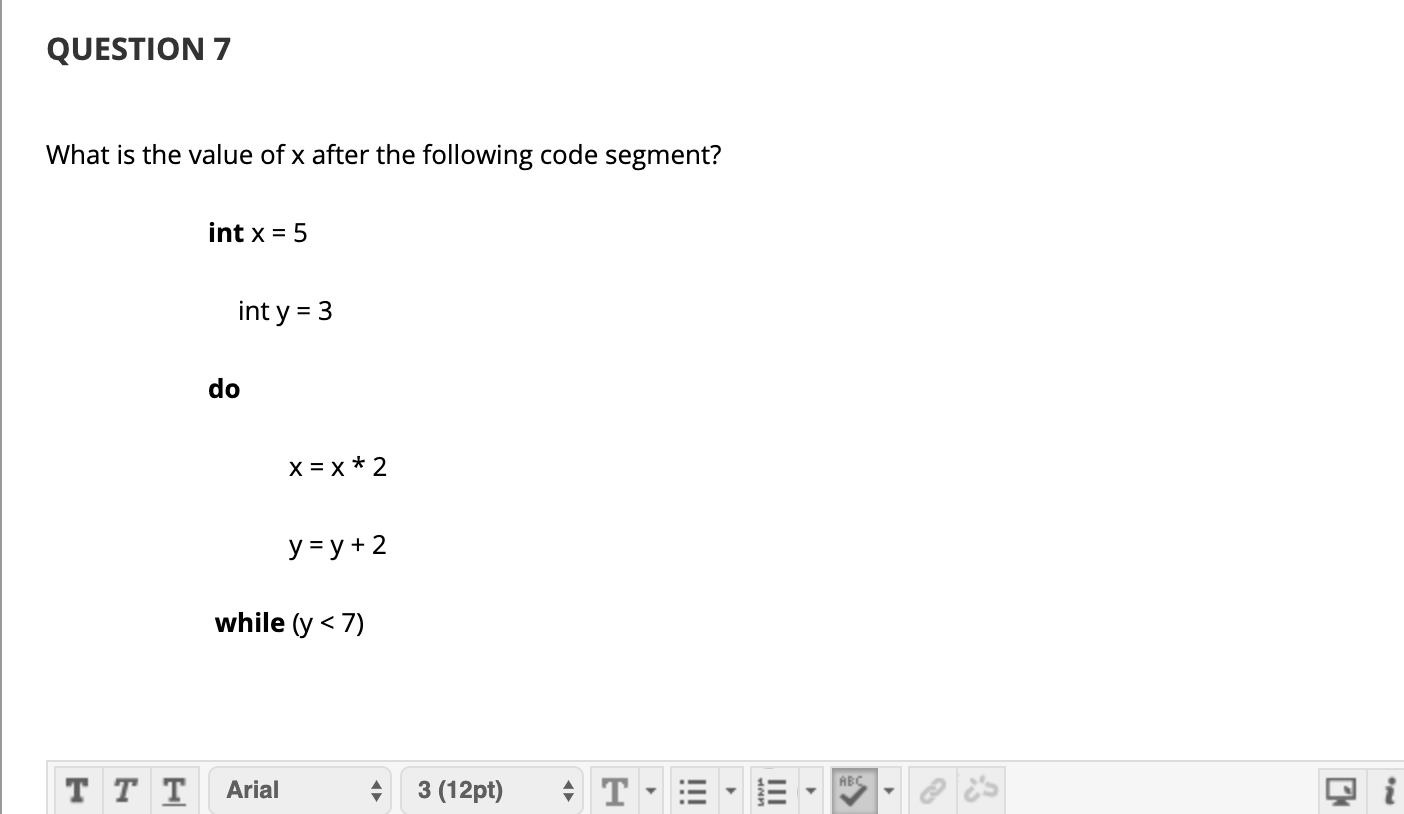 Solved What would display if following statements are coded | Chegg.com