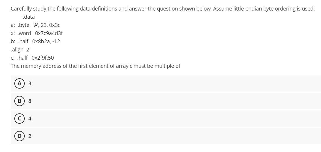 Solved Carefully study the following data definitions and | Chegg.com