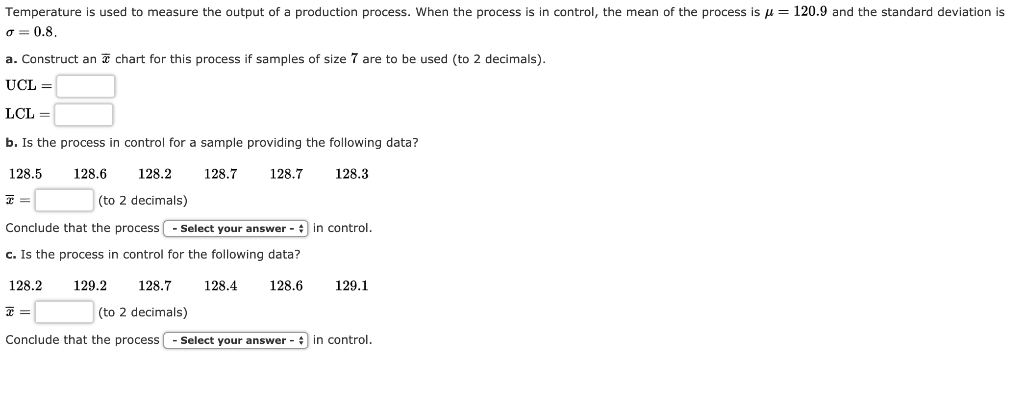 Solved Temperature is used to measure the output of a | Chegg.com