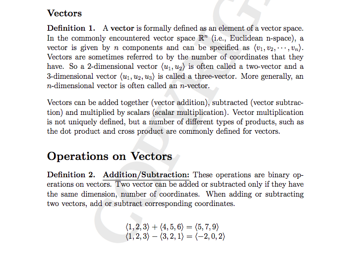 Vector Definition