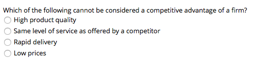 Solved Which of the following cannot be considered a | Chegg.com