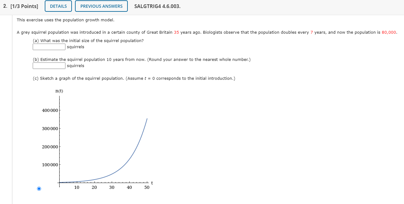 Solved 1. [1/4 points) DETAILS PREVIOUS ANSWERS SALGTRIG4 | Chegg.com