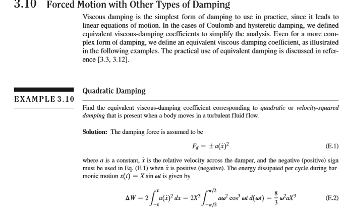 Damping coefficient is to be found for a system that | Chegg.com
