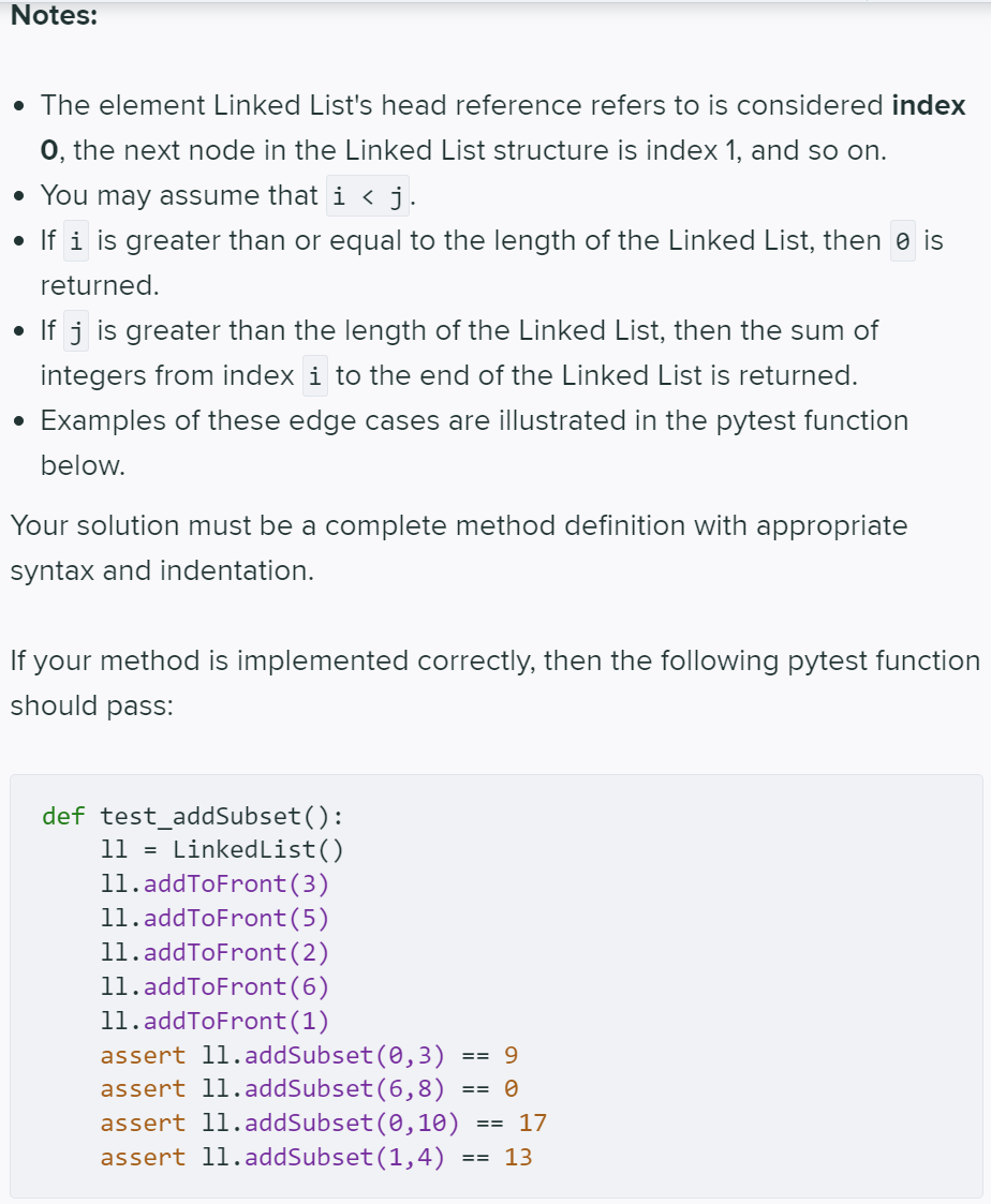 Solved In the space below, write a Python method in the | Chegg.com