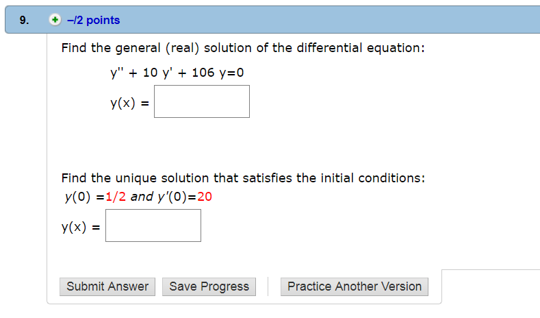 Solved Find the general (real) solution of the differential | Chegg.com