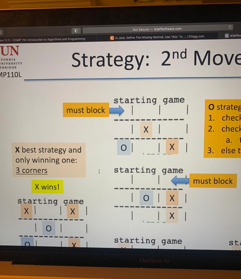 Solved can someone help me with this tic tac toe java code. | Chegg.com