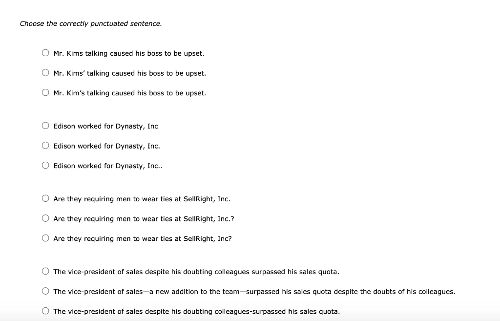 Solved 7. Grammar/Mechanics Checkup 10: Apostrophes | Chegg.com