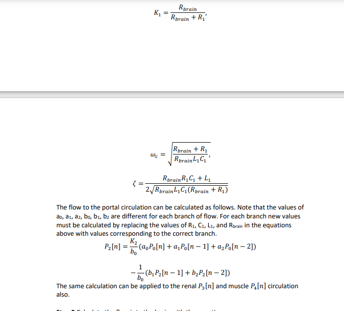Assignment 2 Numerical Solutions Part 1 Systemic
